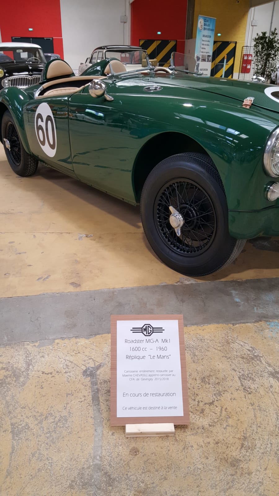 Mga 1600 le mans 1960 - La Solution - Carroserie, peinture, négoce ...